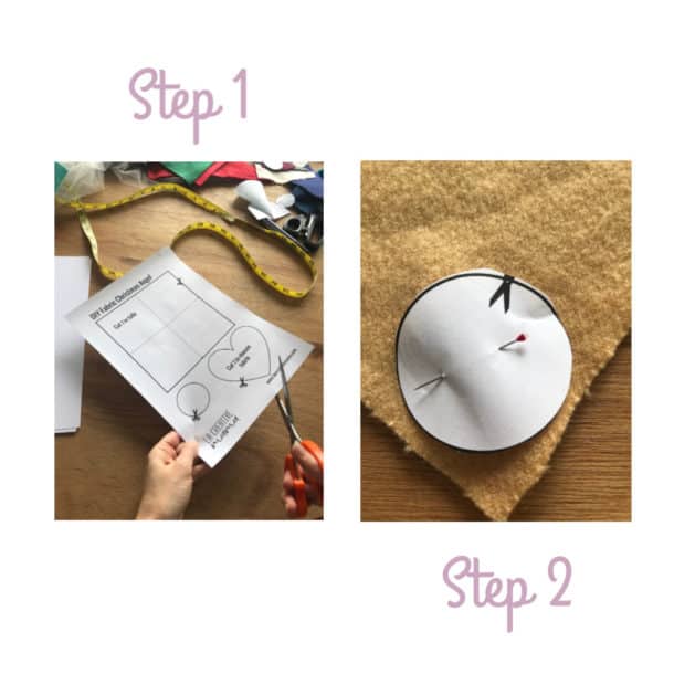 How to make a fabric Christmas angel - La creative mama