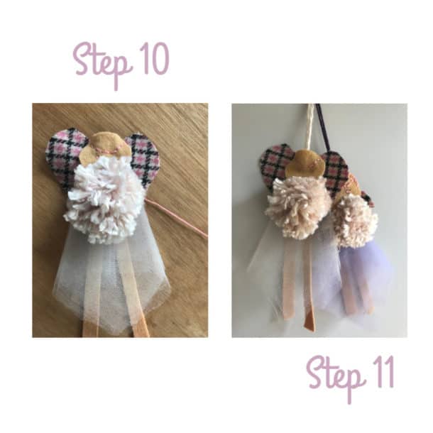 How to make a fabric Christmas angel - La creative mama