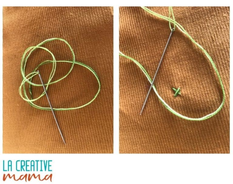How to sew a button the easy way - La creative mama
