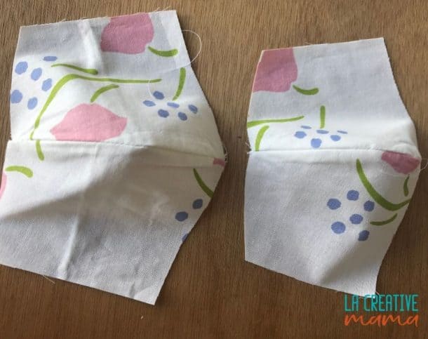 How to make a fabric face mask - La creative mama
