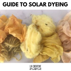 The Beginners Guide to Solar Dyeing - La creative mama