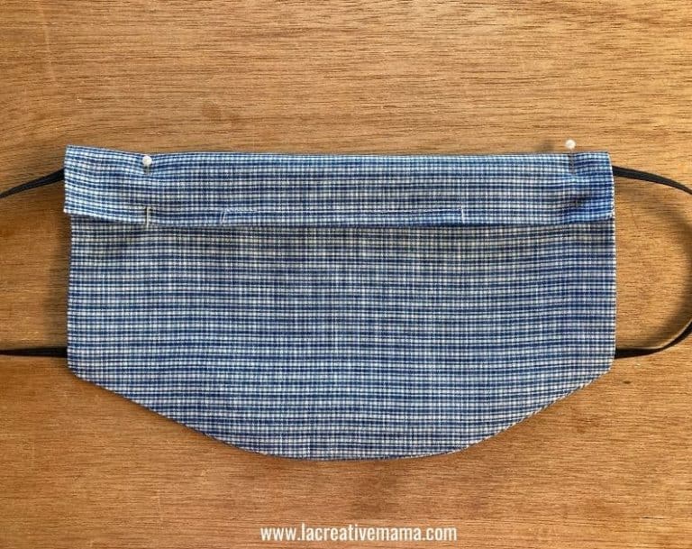 DIY fitted face mask for glasses - FREE PATTERN - La creative mama