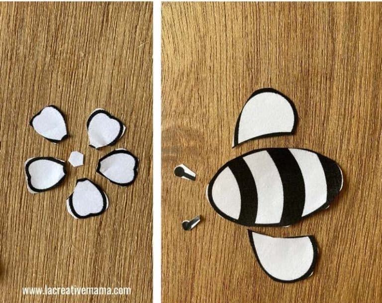 How to make a face mask with applique {free templates} - La creative mama