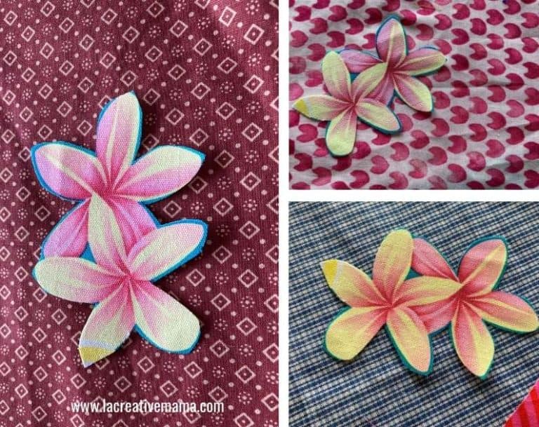 How to make a face mask with applique {free templates} - La creative mama