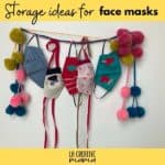 Top storage ideas to keep face masks organized - La creative mama