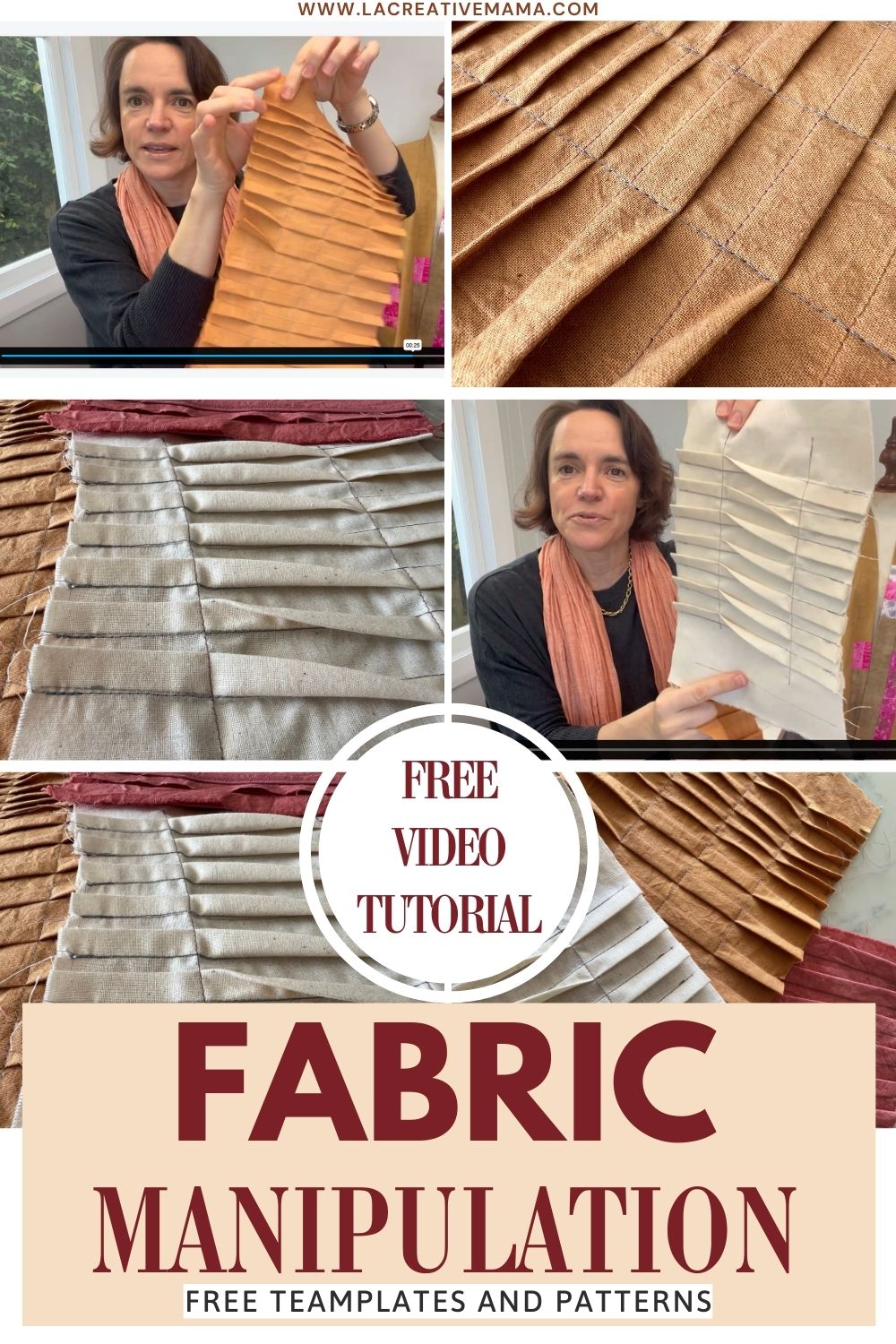 Best fabric manipulation techniques - La creative mama
