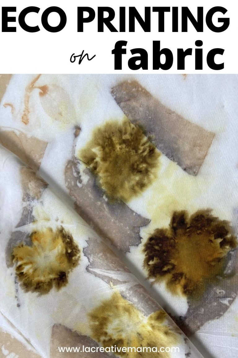 Eco Printing on Fabric: Beginners Guide - La creative mama