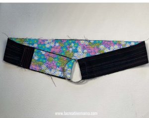 How to make a fabric belt - La creative mama