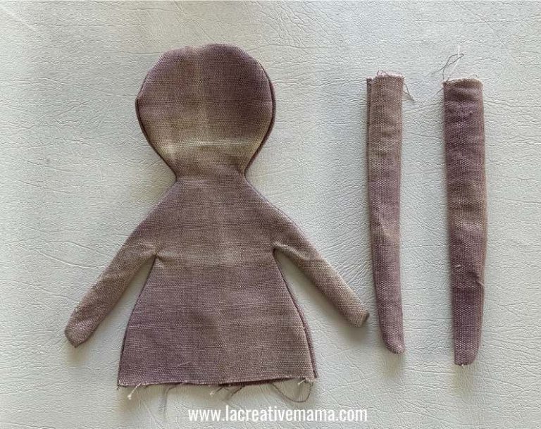How to make a rag doll - La creative mama