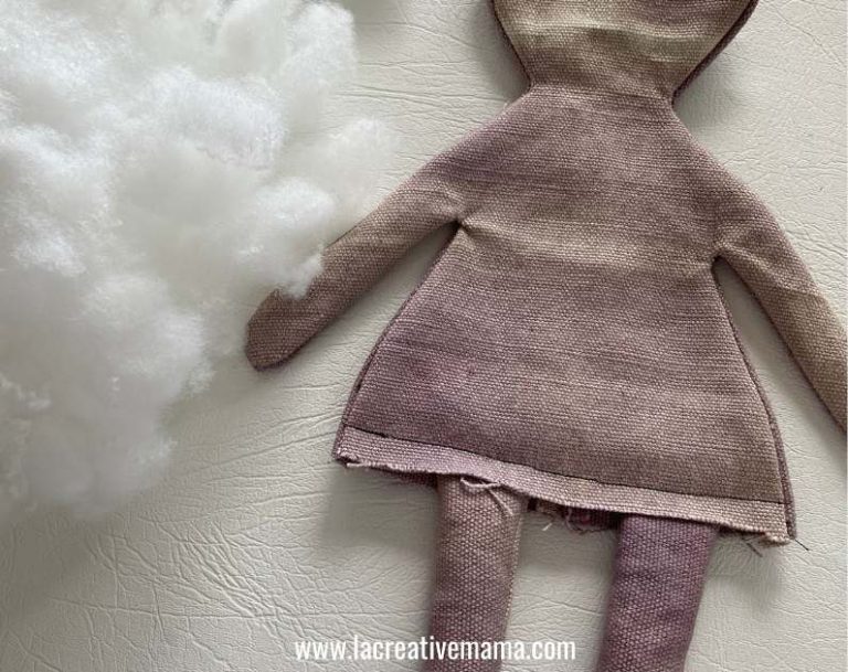 How to make a rag doll - La creative mama