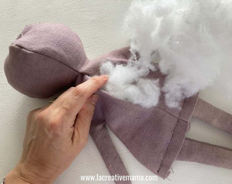 How to make a rag doll - La creative mama