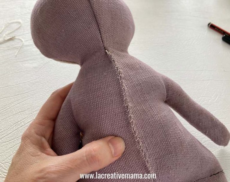 How to make a rag doll - La creative mama