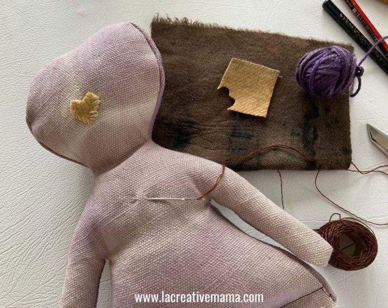 How to make a rag doll - La creative mama
