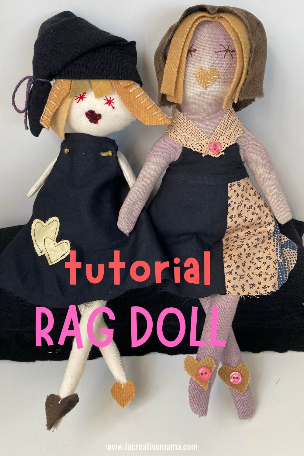 How to make a rag doll - La creative mama