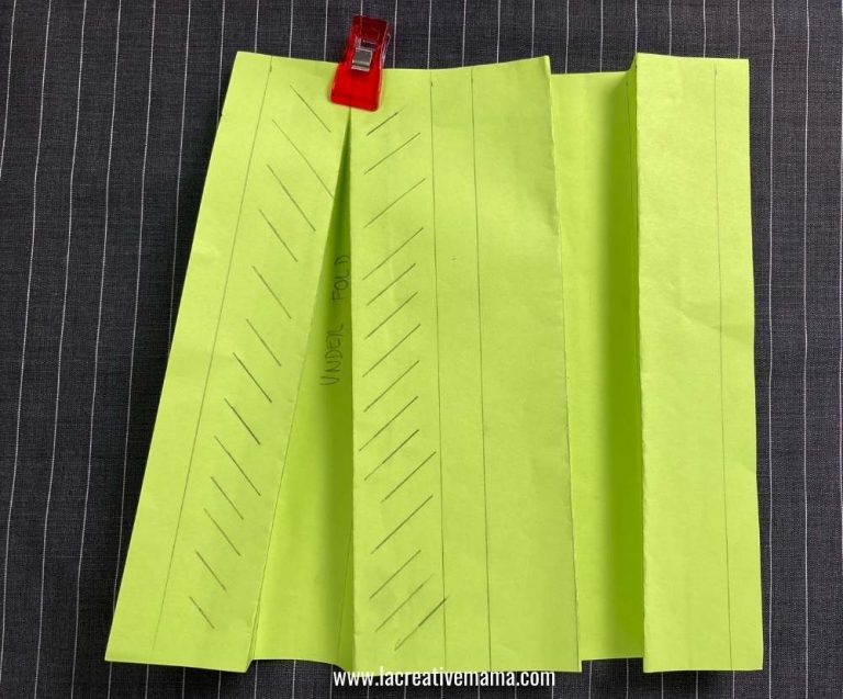How to sew pleats {free patterns} - La creative mama