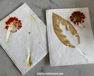How to dye paper with tea - La creative mama