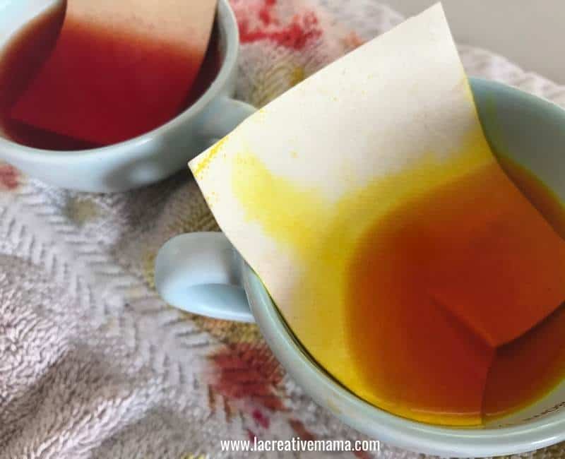 How To Dye Paper With Food Coloring La Creative Mama How To Dye Paper With Food Coloring La Creative Mama