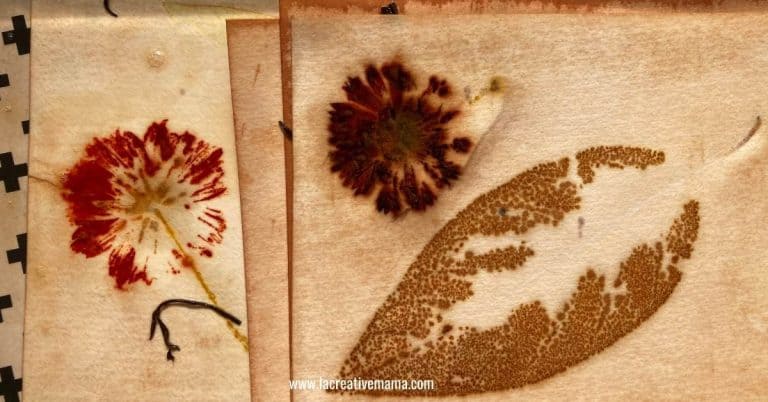 How to dye paper with tea - La creative mama