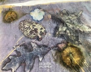 Tips for eco printing on fabric - La creative mama