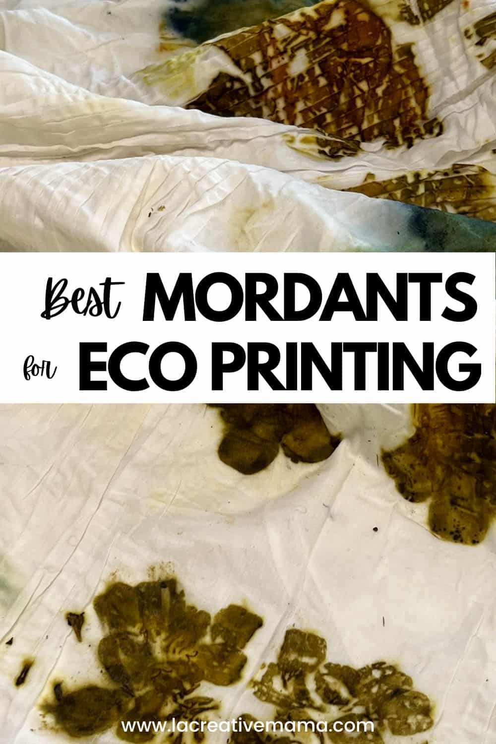 Best mordants for eco printing fabric - La creative mama