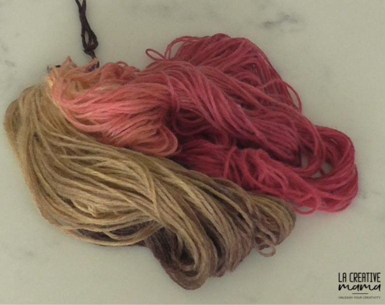 How to dye variegated yarn tutorial - La creative mama