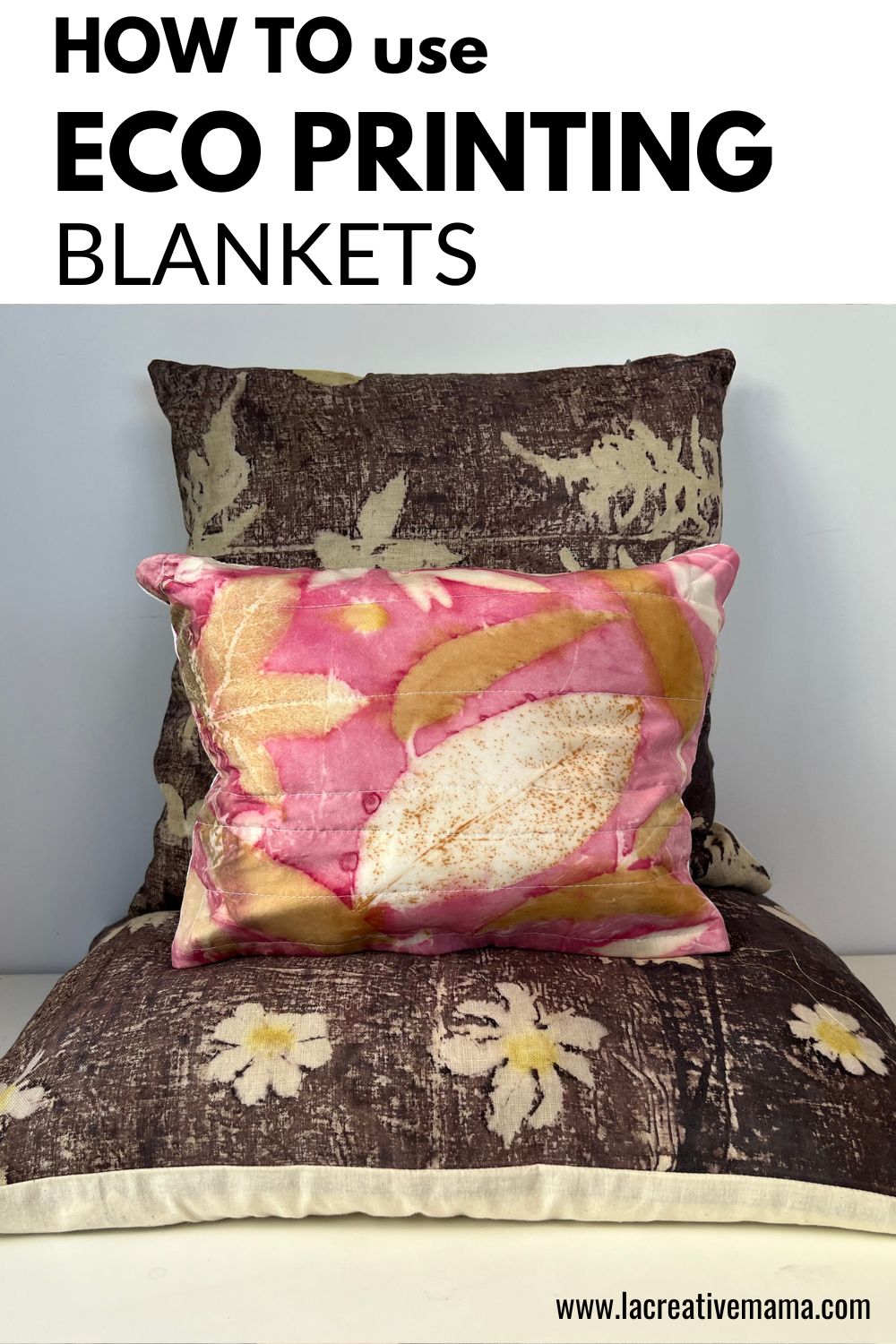 How to use eco printing blankets - La creative mama