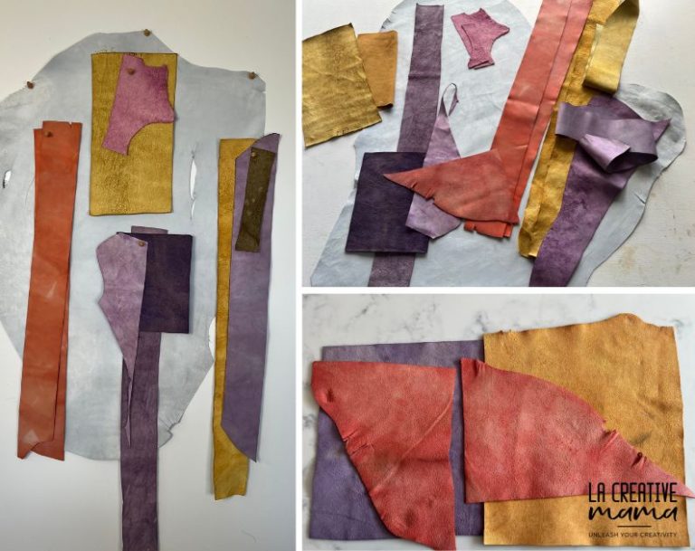 How to dye leather using natural dyes - La creative mama