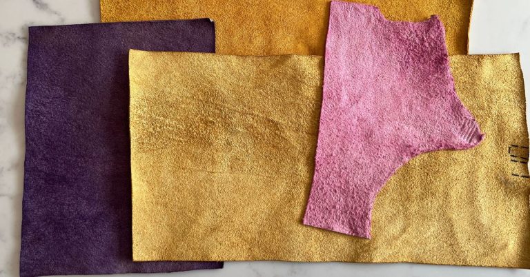 How to dye leather using natural dyes - La creative mama