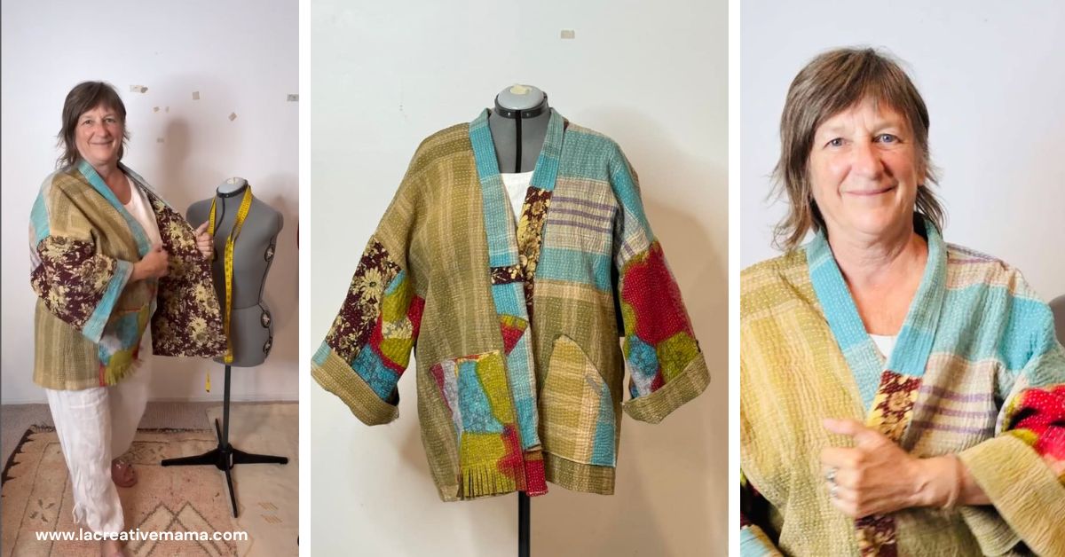 Sew Your DIY Kimono Jacket - La creative mama